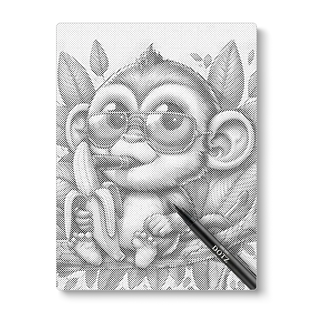 Monkey with sunglasses | Dot painting | Dot art | Diamond painting ...