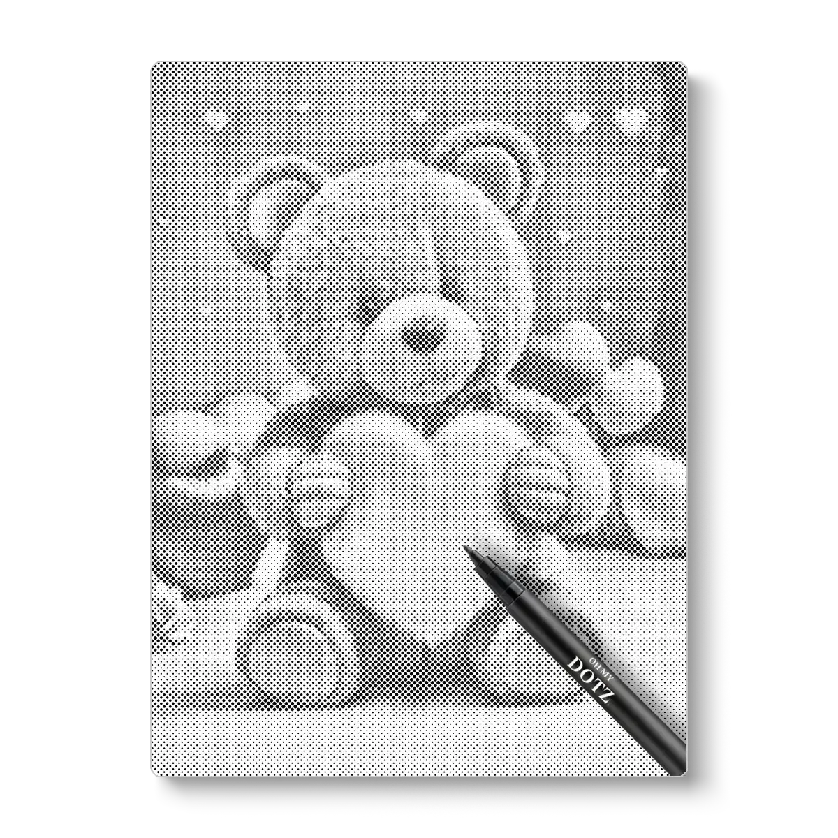 Teddy Bear | Dot Painting | Dot art | Diamond painting alternative ...