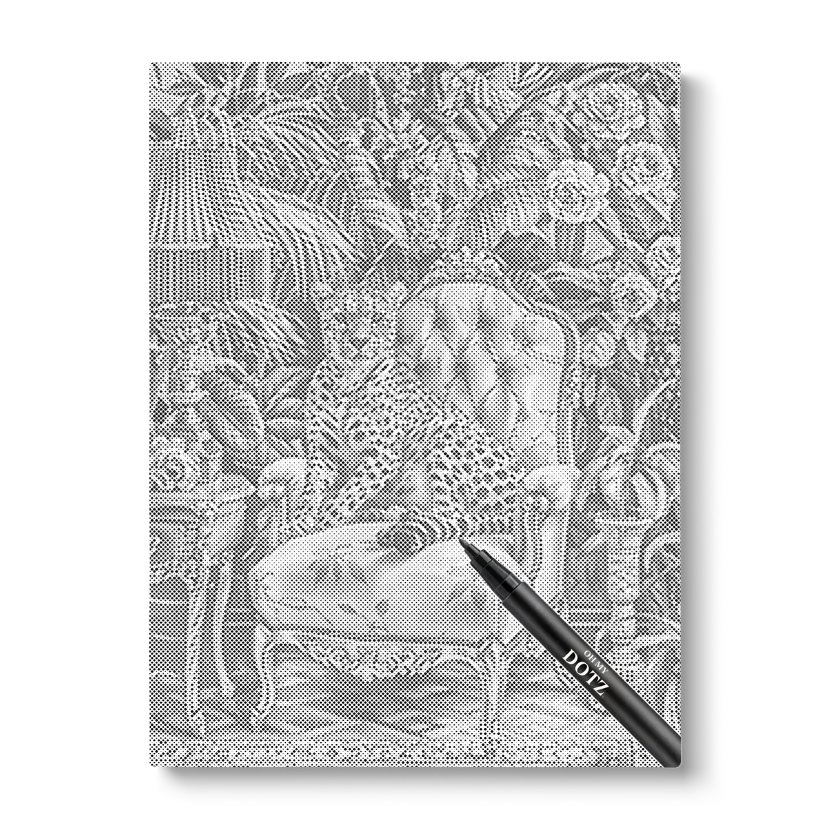 King Leopard | Dot Painting | Ultra Detailed | Dot art | Diamond ...