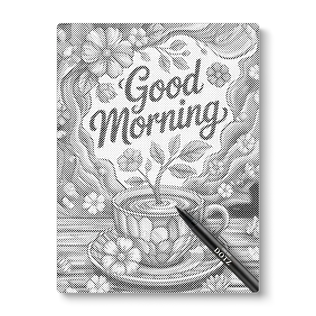 Good morning Coffee | Dot Painting – Oh My Dotz.com
